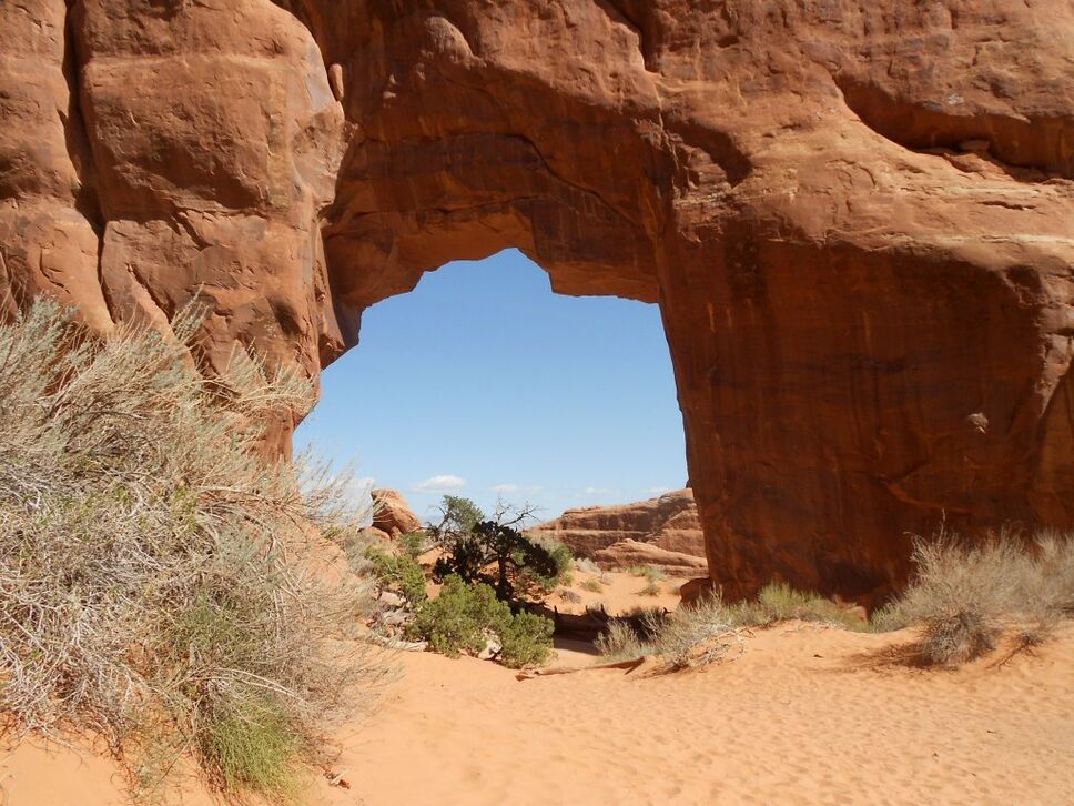 Pine Tree Arch Devils Garden Arches National Park – National Parks Blog